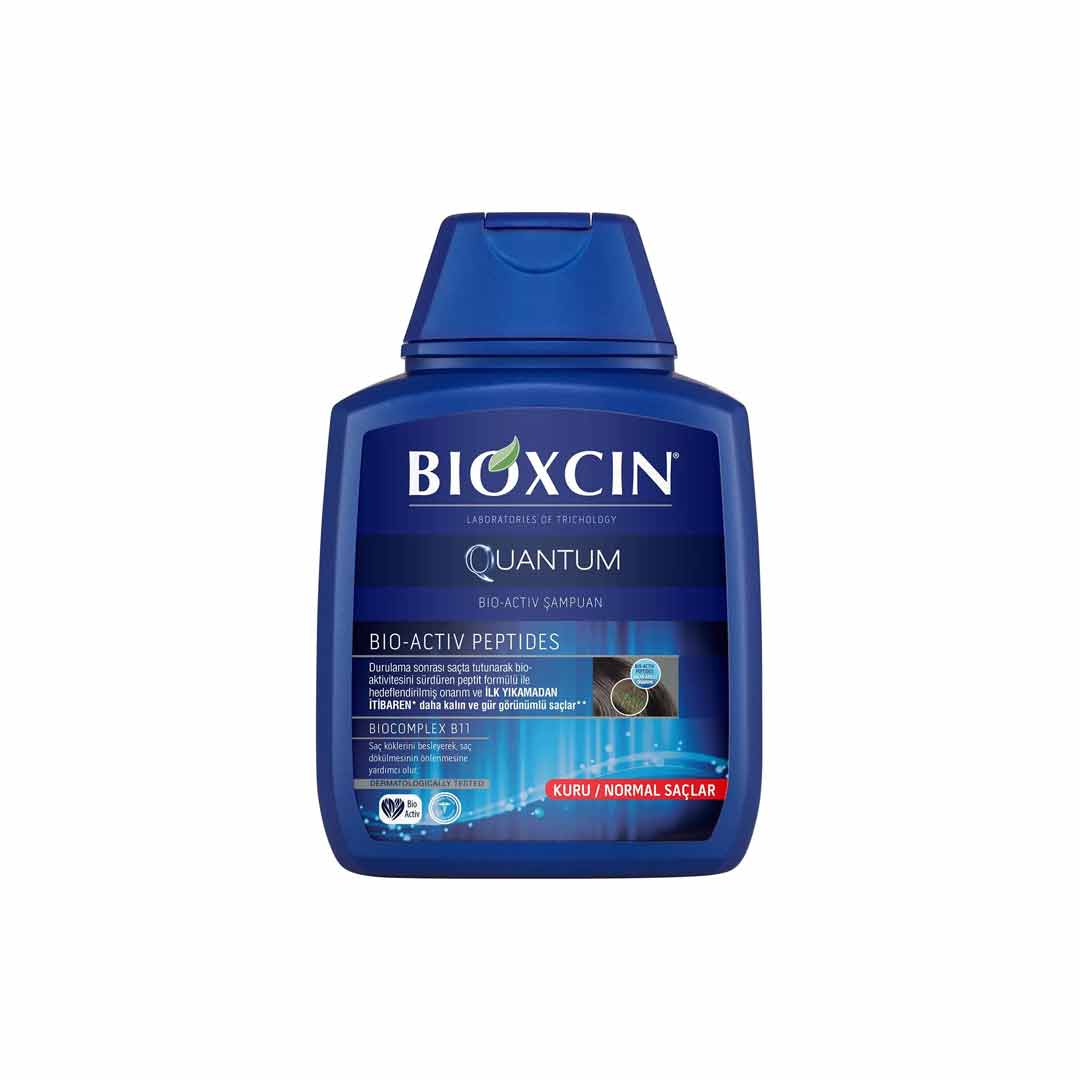 Bioxcin Quantum Shampoo – For Dry & Normal Hair – 300 ml | Strengthens ...