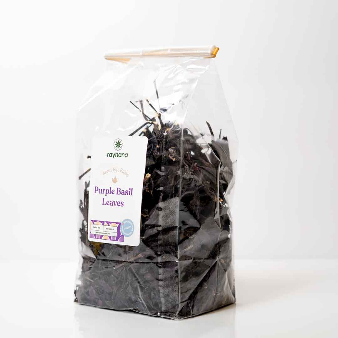 Dried Purple Basil Leaves – Rayhana Organics