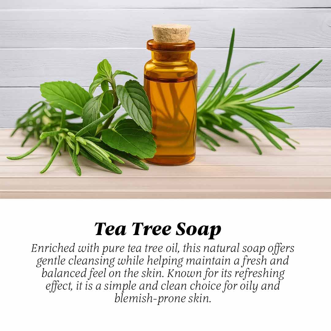 Tea Tree Natural Soap – Refreshing & Clarifying Care – Rayhana Organics